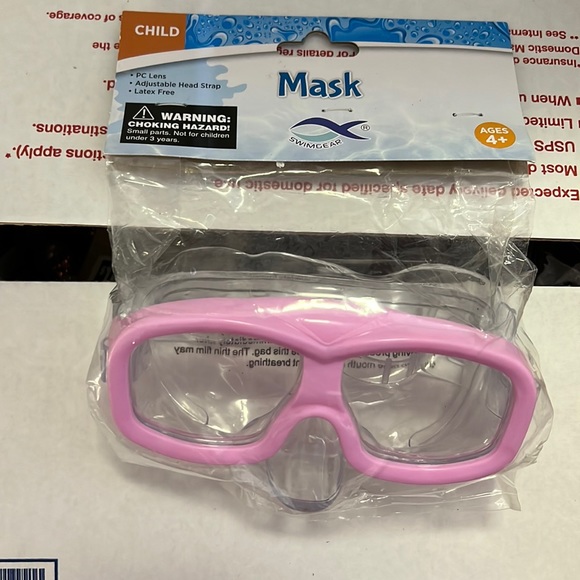 Amazon | Swim | Nwt Pink Child Upper Face Mask | Poshmark